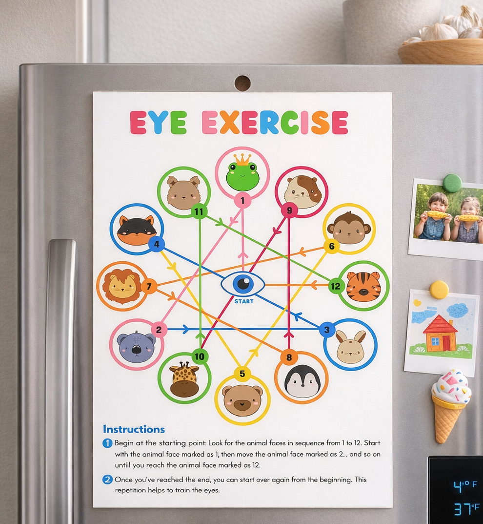 Eye Tracking Exercise Board – Giggle Nest